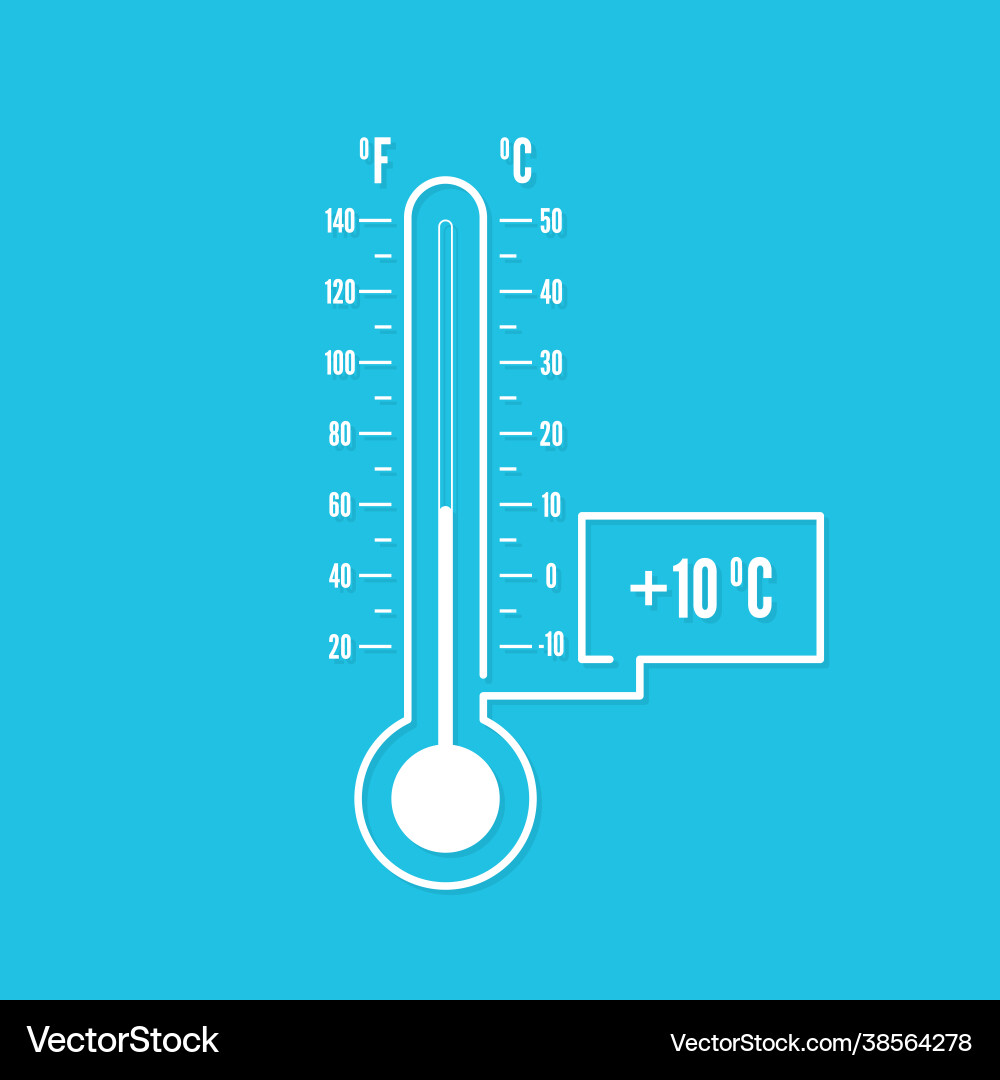 Meteorology thermometer Royalty Free Vector Image