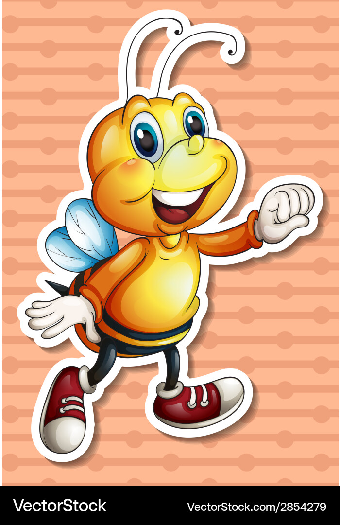 Bee Royalty Free Vector Image - VectorStock