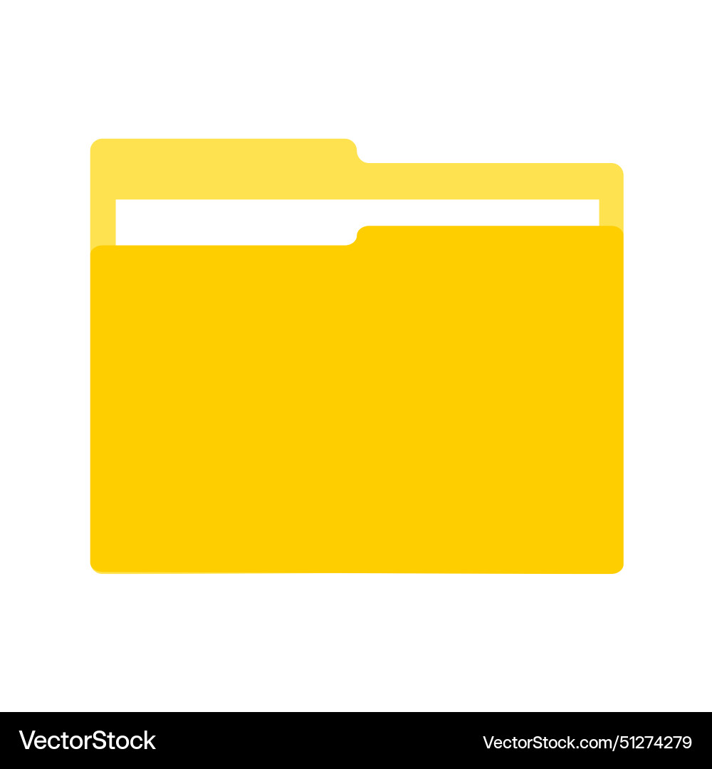 Open file folders icon Royalty Free Vector Image Open file folders icon Royalty Free Vector Image