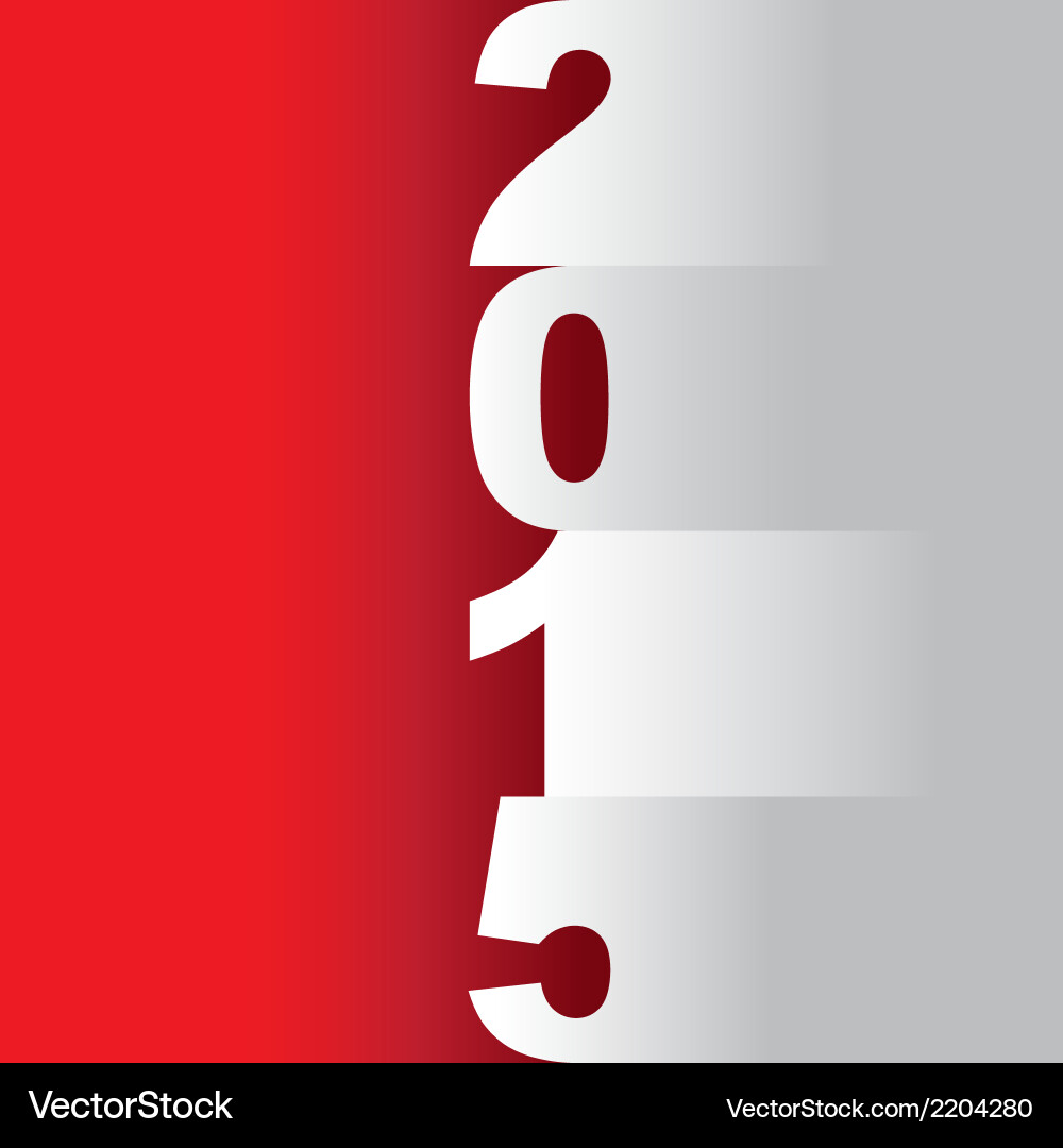 2015 Royalty Free Vector Image - VectorStock