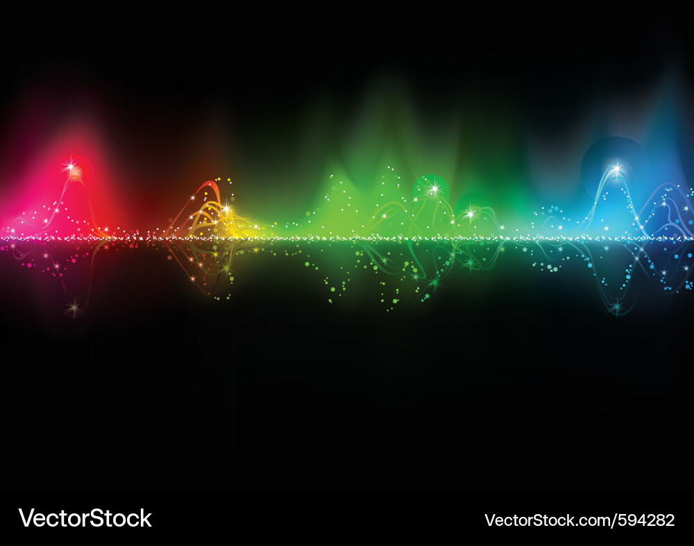 Abstract music wave Royalty Free Vector Image - VectorStock