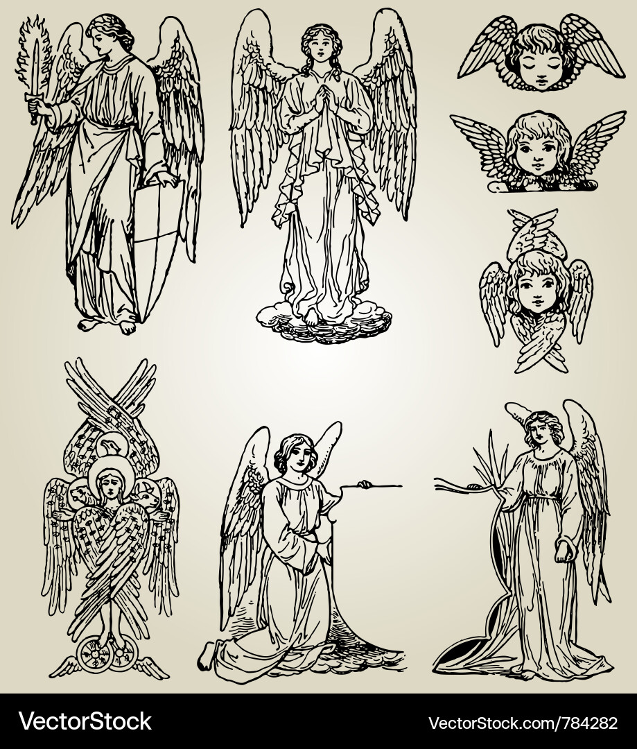 Angels Royalty Free Vector Image - VectorStock
