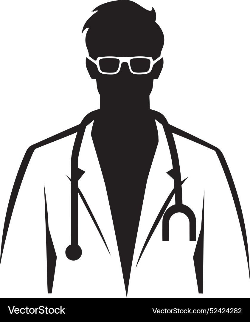 Artistic impressions of doctors dedication Vector Image