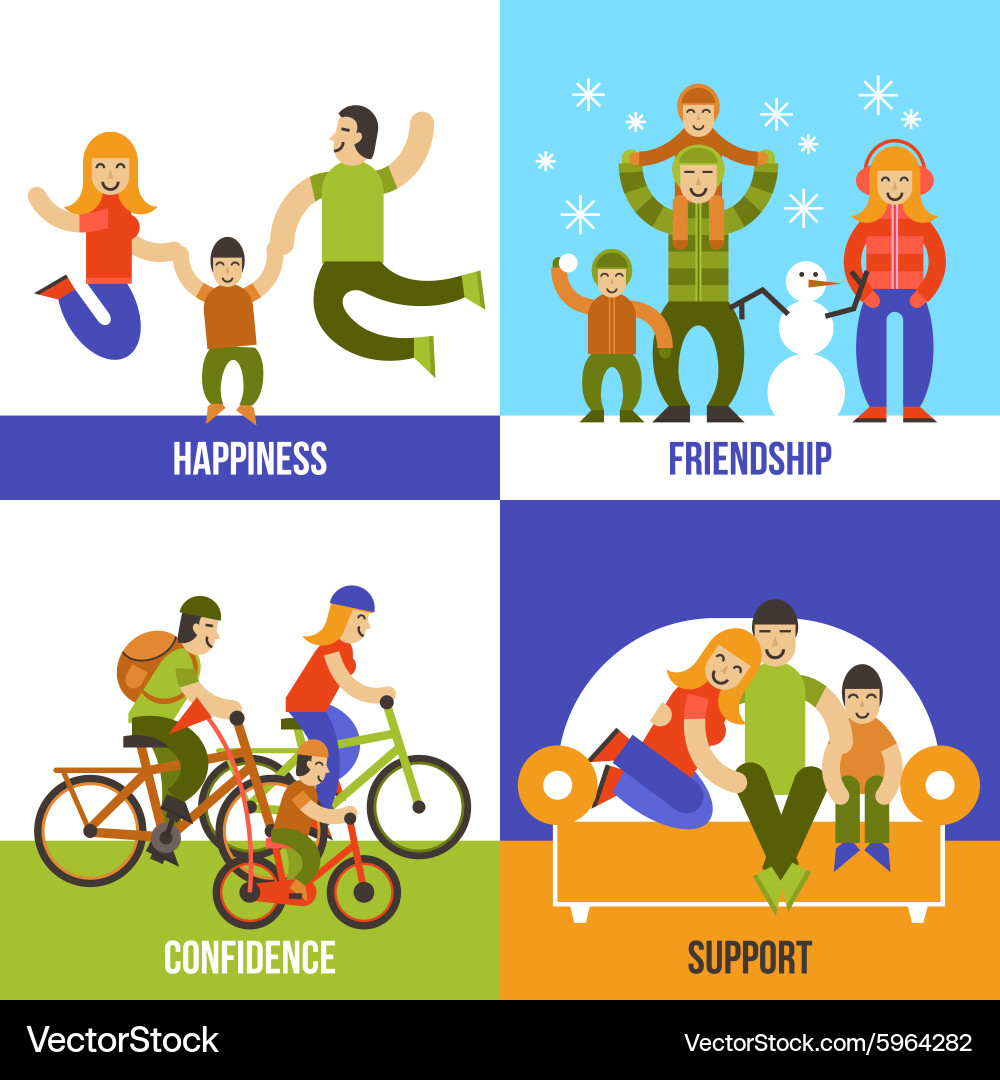 Family design concept Royalty Free Vector Image