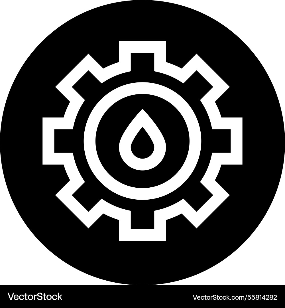 Oil management icon design Royalty Free Vector Image