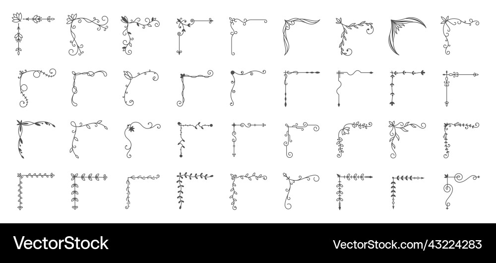 Elegant Filigree Border Royalty Free Vector Image