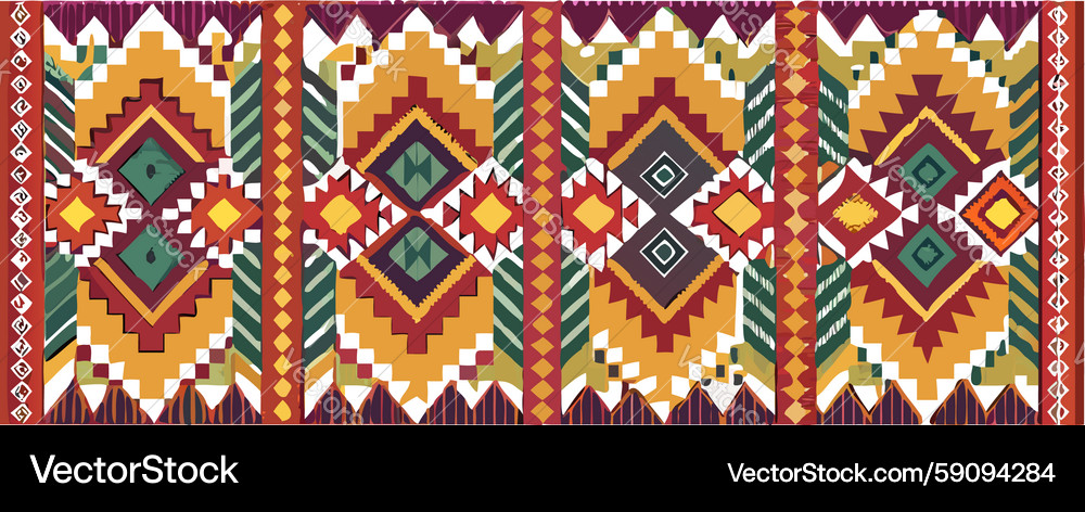Aztec Diamond Pattern – Royalty-Free Vector | VectorStock