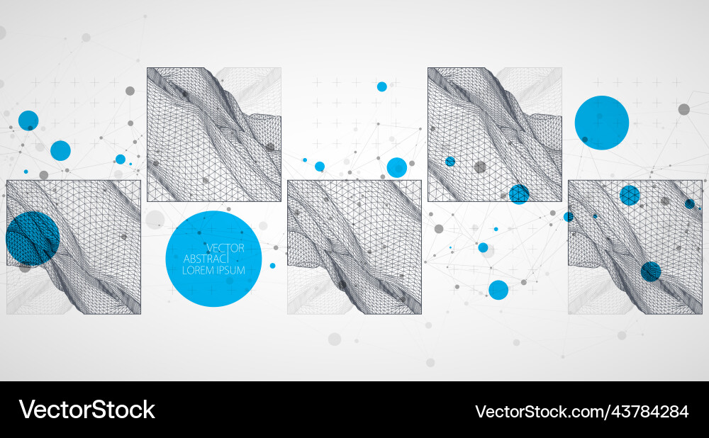 Microbiology science microscopic bacteria Vector Image