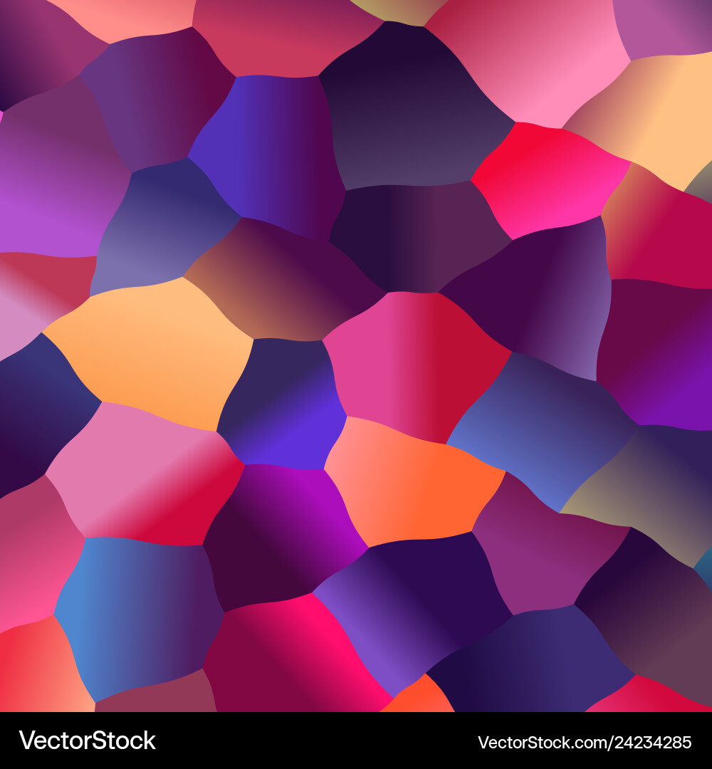 Bright colors greative low poly bg design Vector Image