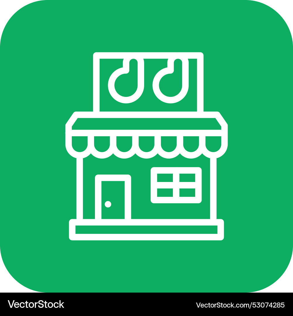 Meat shop icon design Royalty Free Vector Image