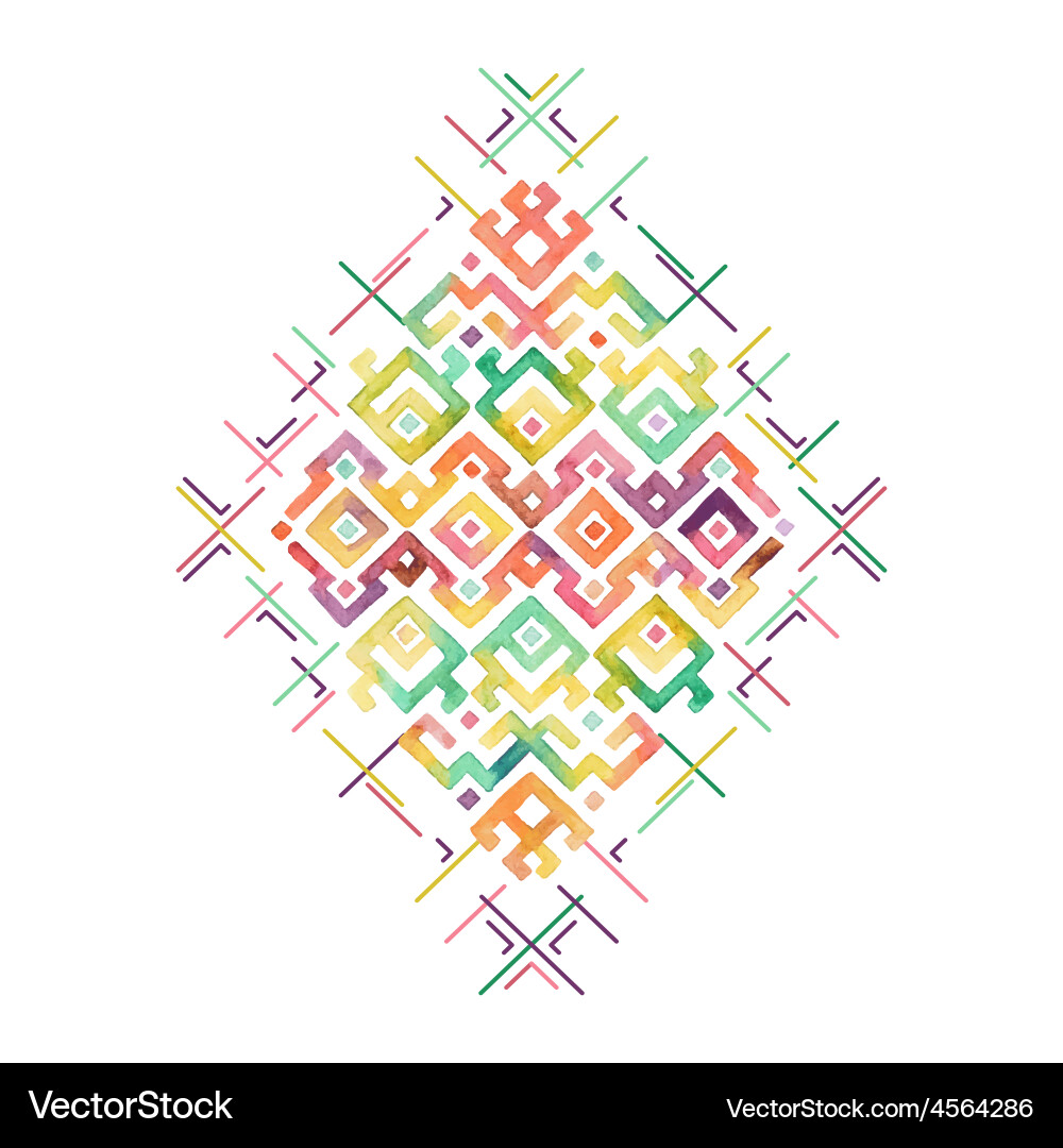 Ethnic print Royalty Free Vector Image - VectorStock