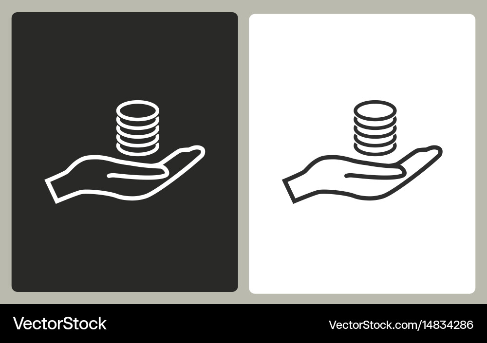 Salary - icon Royalty Free Vector Image - VectorStock