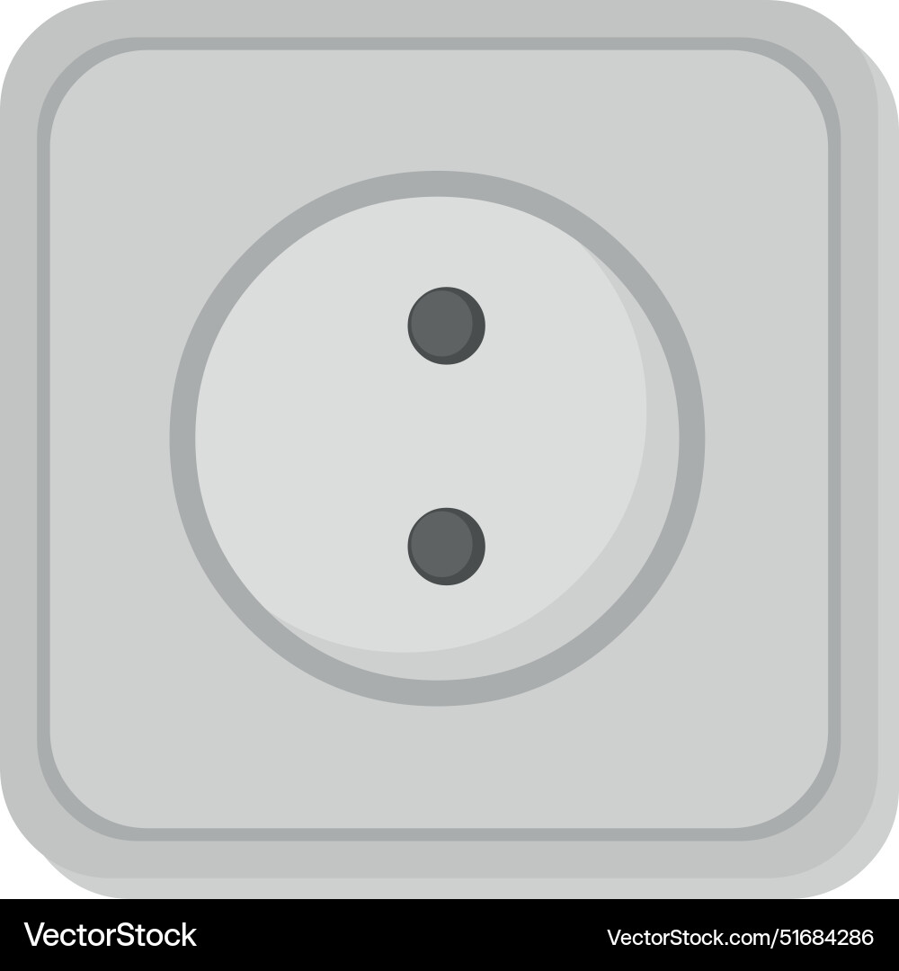 Wall socket Royalty Free Vector Image - VectorStock