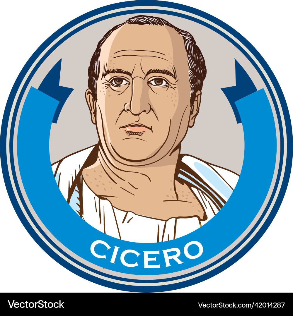 Cicero Royalty Free Vector Image - VectorStock