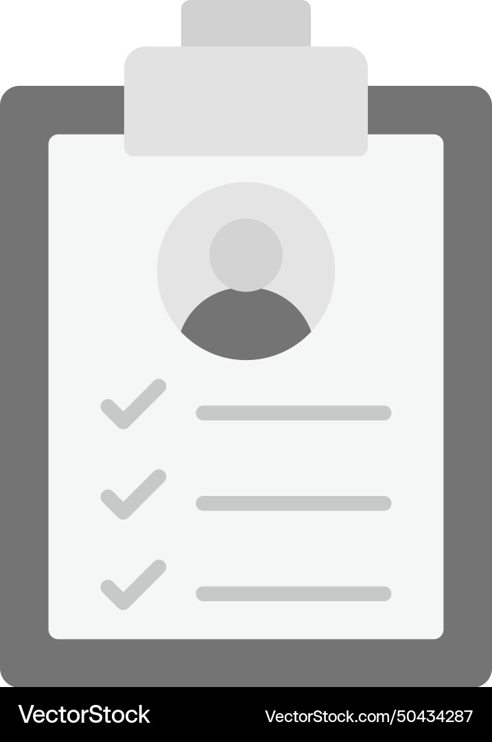 Job description icon image Royalty Free Vector Image