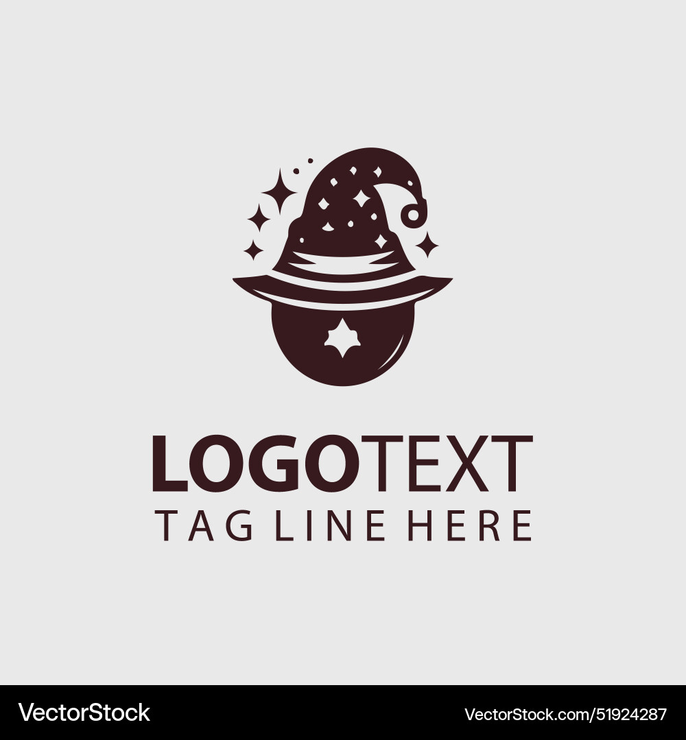 Magic cap logo Royalty Free Vector Image - VectorStock