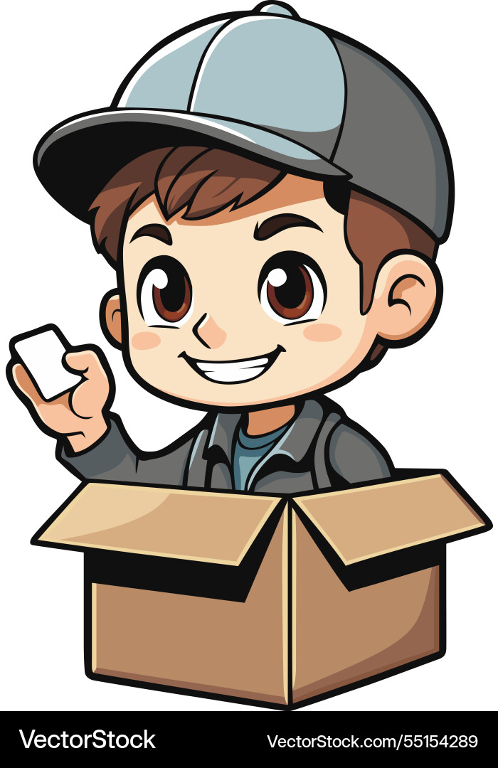 Courier Royalty Free Vector Image - VectorStock