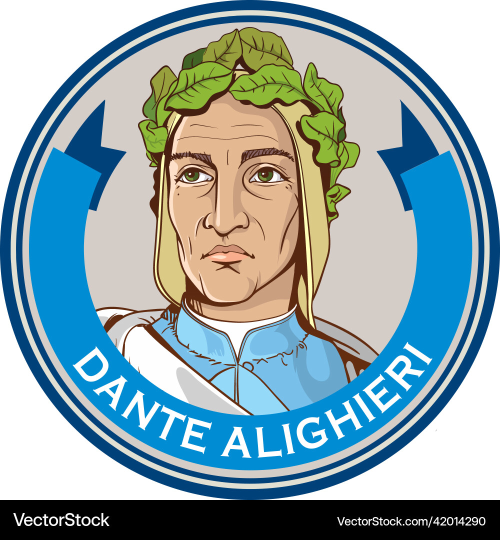 Dante alighieri Royalty Free Vector Image - VectorStock