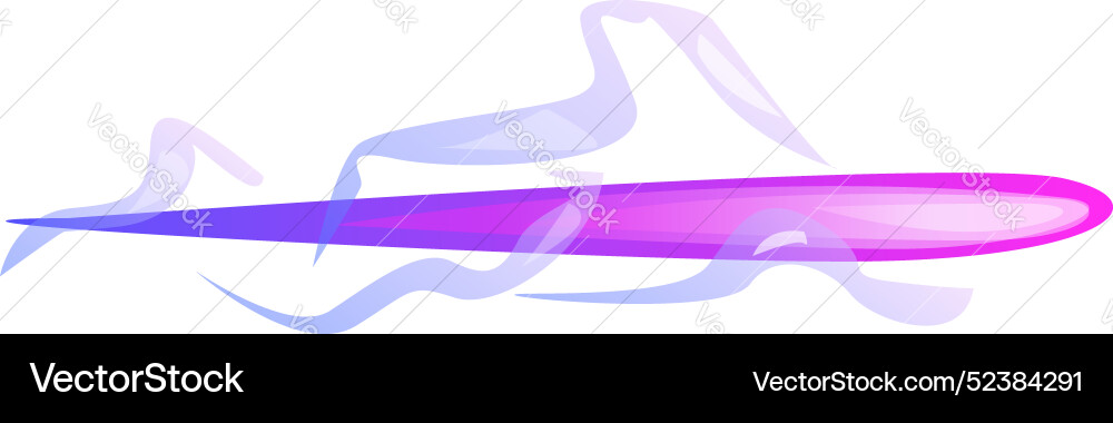 Purple plasma beam flying leaving blue trail – Royalty-Free Vector ...