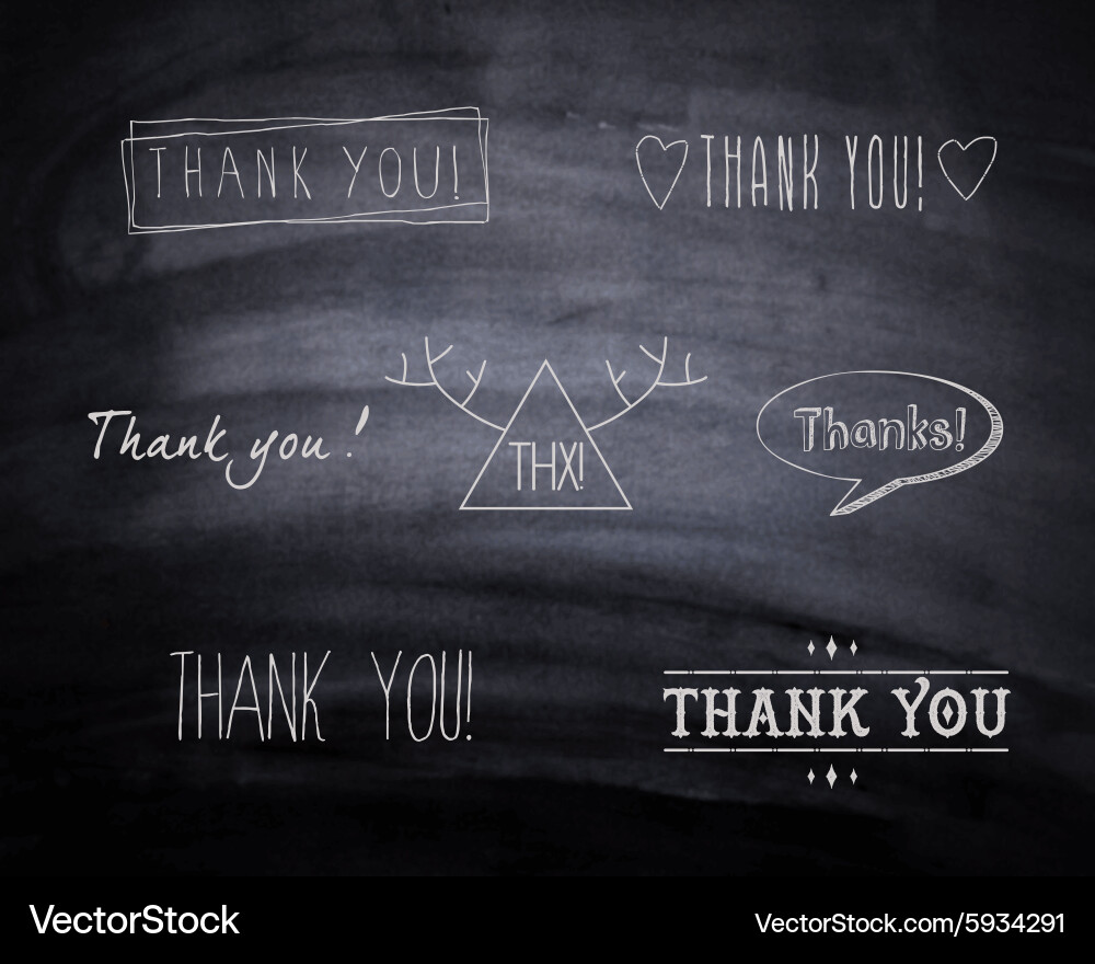 Thank you design Royalty Free Vector Image - VectorStock