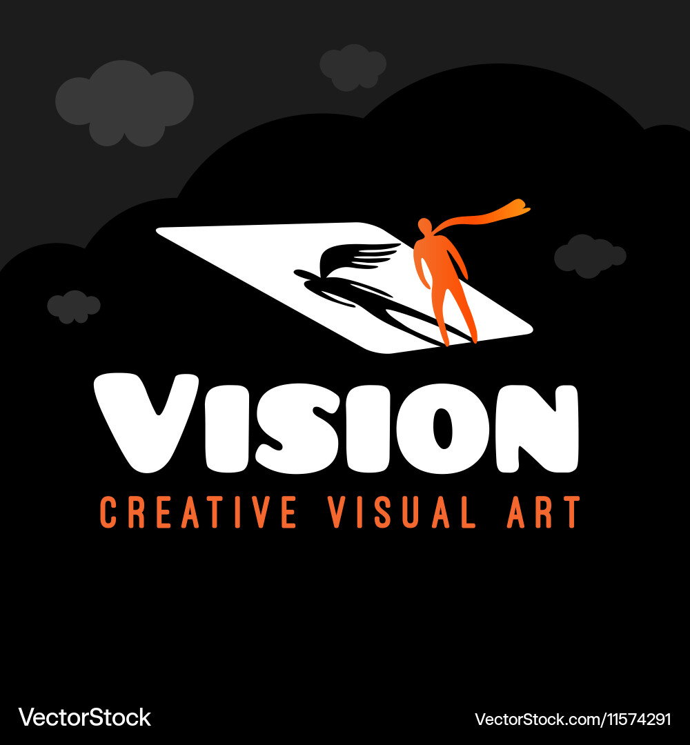Vision dream logo Royalty Free Vector Image - VectorStock