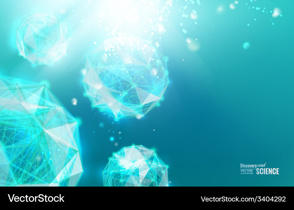 Abstract atom design Royalty Free Vector Image