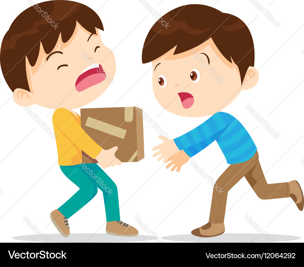 Carrying a heavy load Royalty Free Vector Image