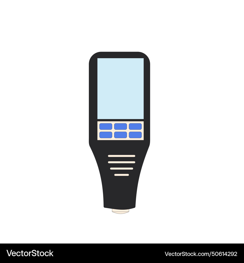 Thickness gauge isolated on white background car Vector Image