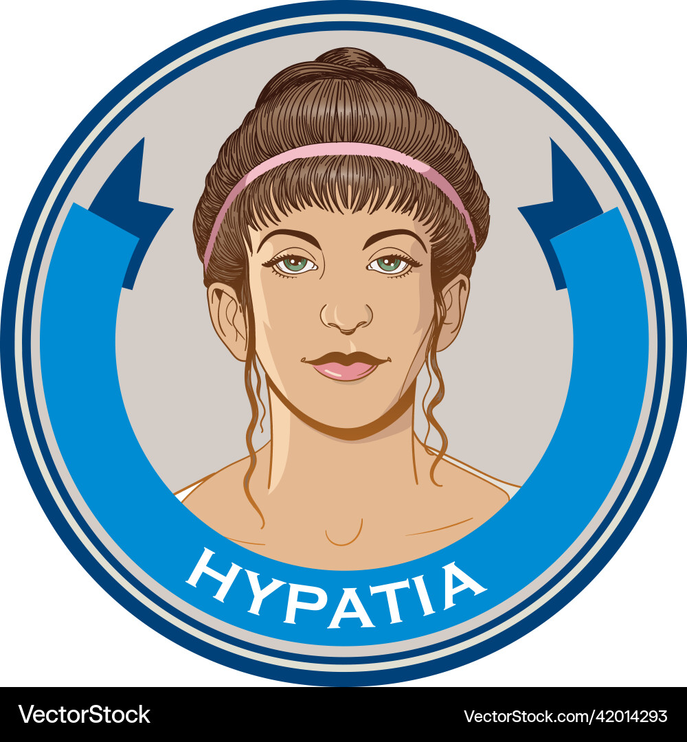 Hypatia Royalty Free Vector Image - VectorStock