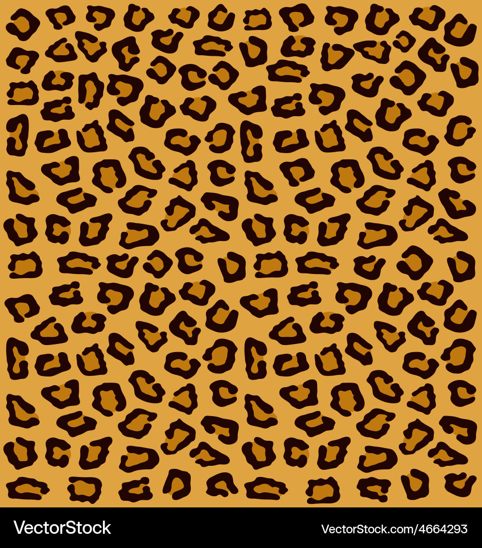 Leopard Skin Pattern Royalty Free Vector Image