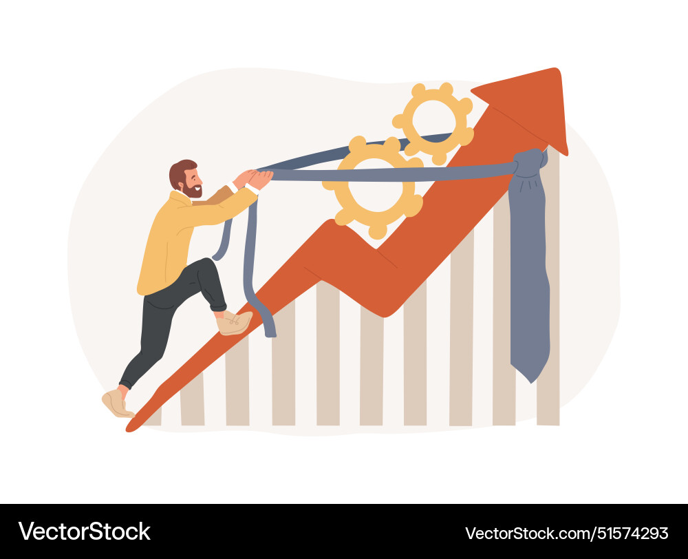 Risk management isolated concept Royalty Free Vector Image