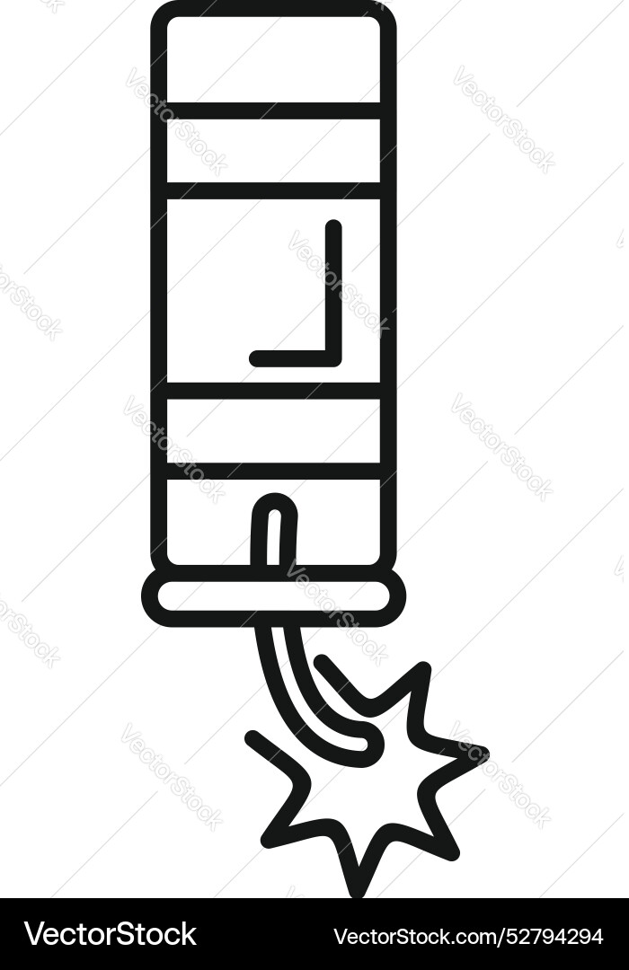 Dynamite plunger exploding with spark Royalty Free Vector