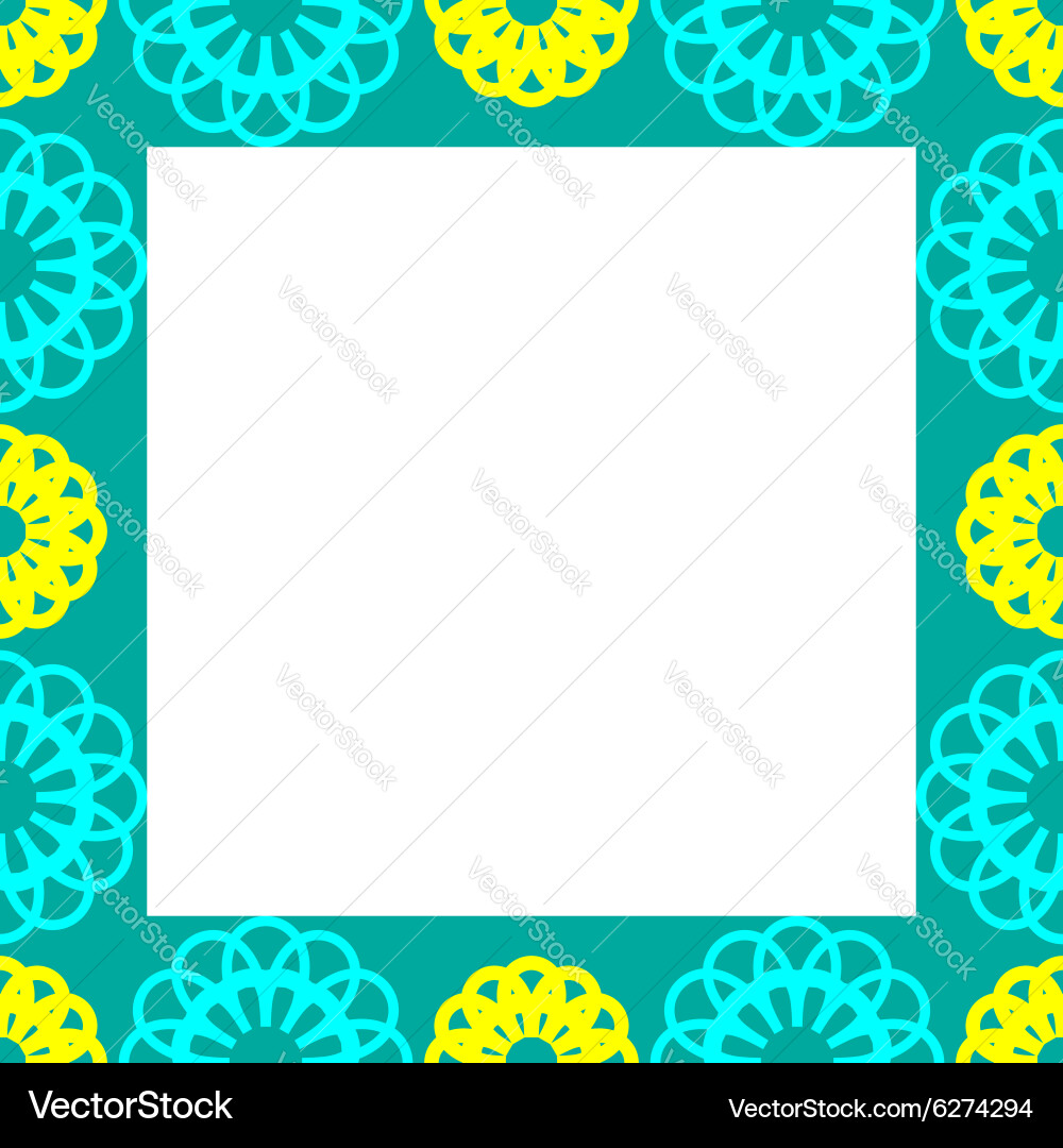 Hand drawn doodle art frame Royalty Free Vector Image