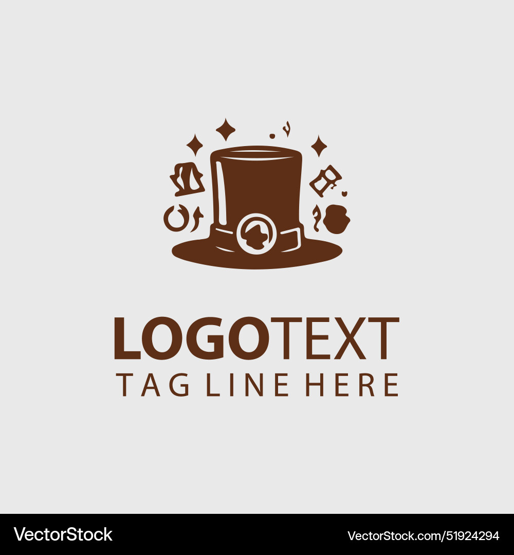 Magic cap logo Royalty Free Vector Image - VectorStock