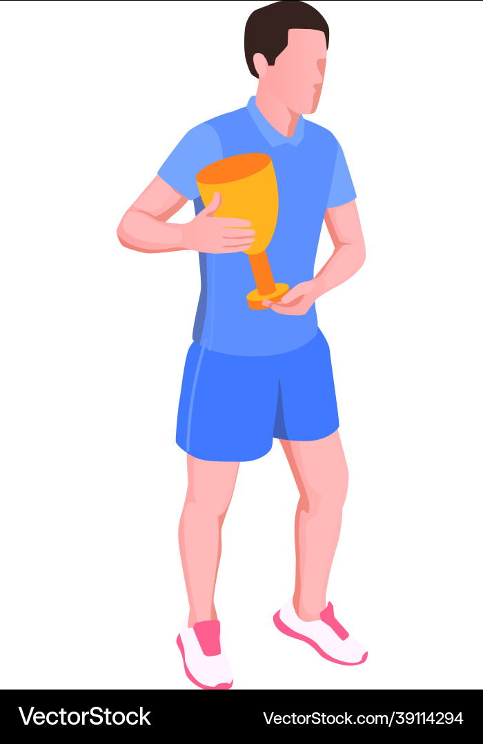 Marathon winner icon Royalty Free Vector Image