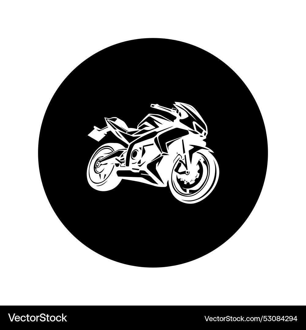 Motorbike icon Royalty Free Vector Image - VectorStock