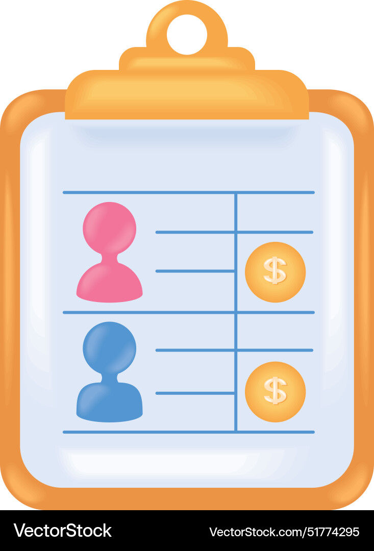 Equal work pay business Royalty Free Vector Image