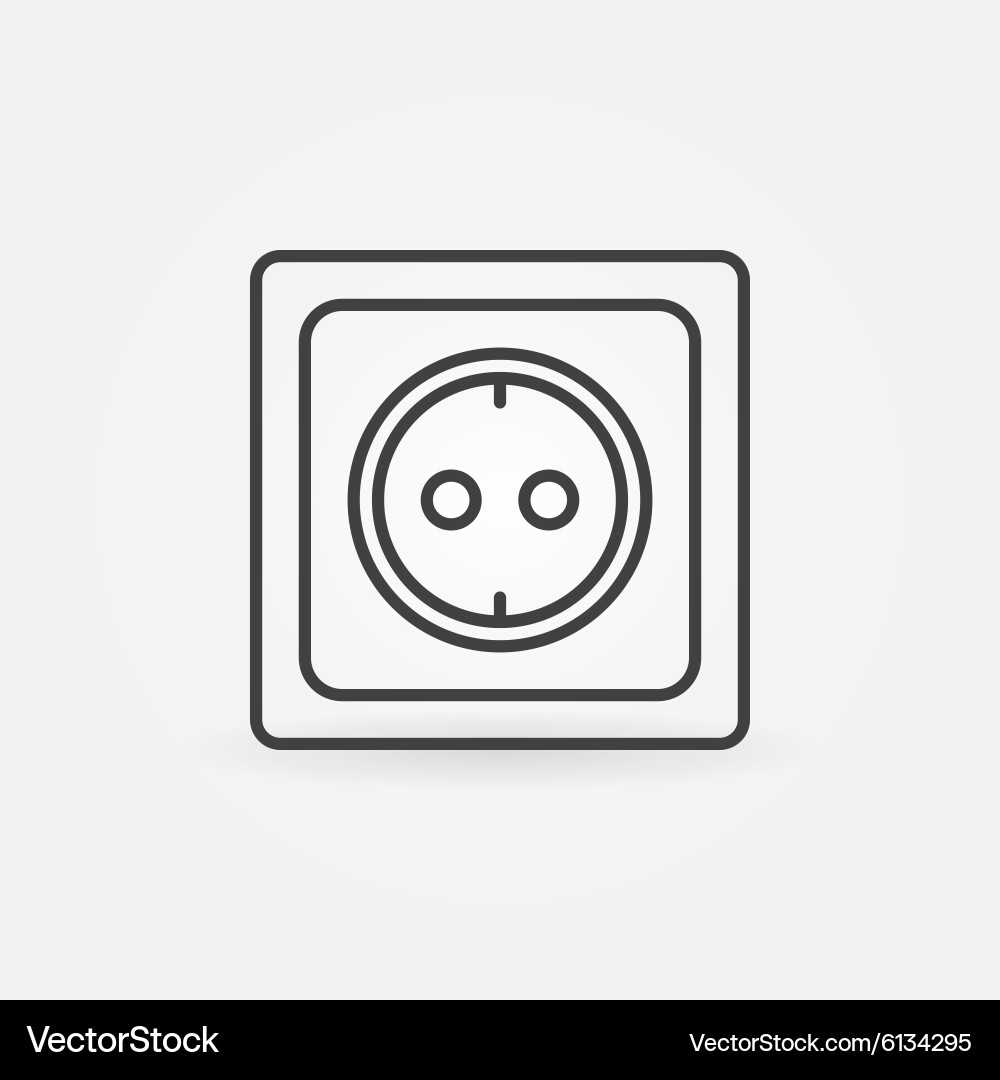 European electrical outlet Royalty Free Vector Image