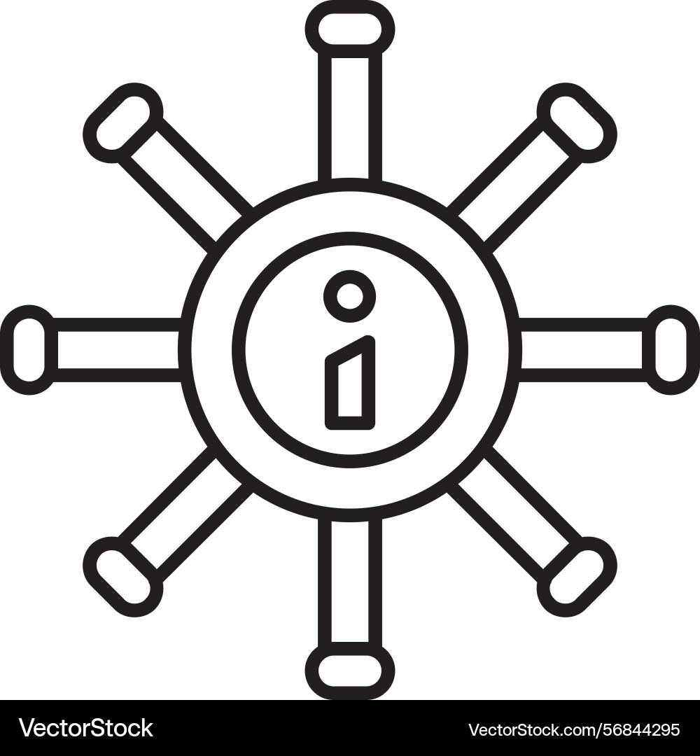 Information icon Royalty Free Vector Image - VectorStock