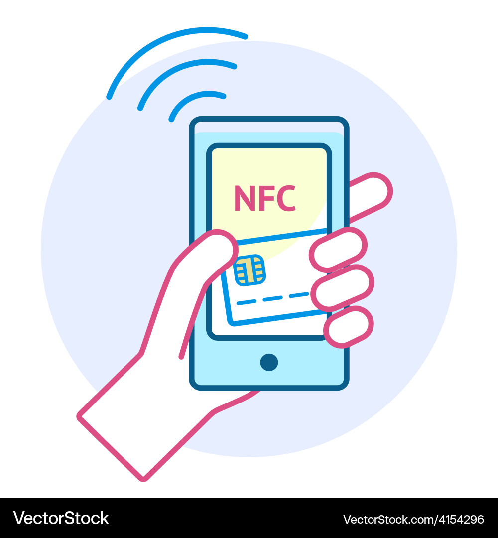 Mobile payment concept Royalty Free Vector Image