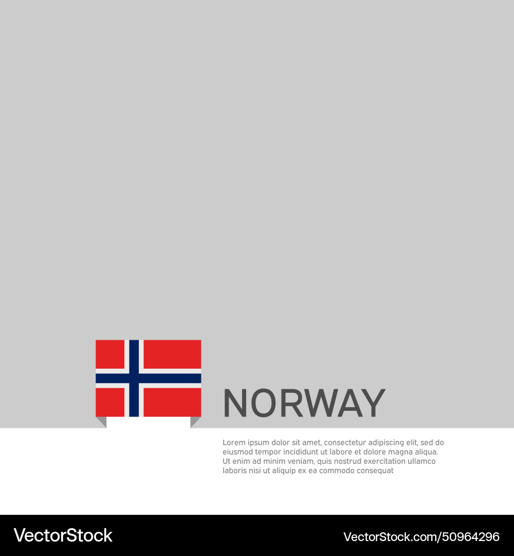 Norway flag background state patriotic norwegian Vector Image