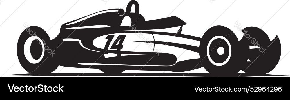 Pinnacle of speed formula one logo design Vector Image
