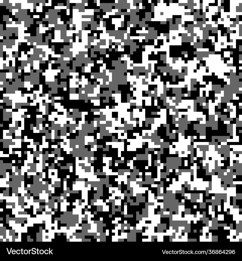 Seamless pattern arctic pixel noise on a light Vector Image