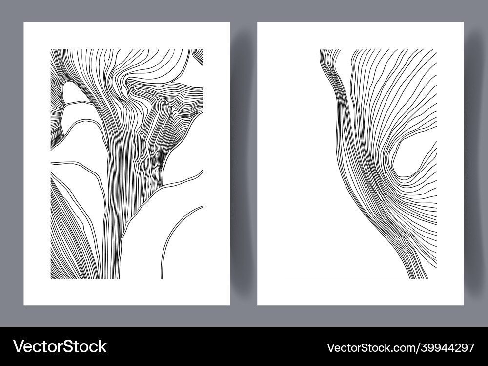 Printable wall art poster set Royalty Free Vector Image