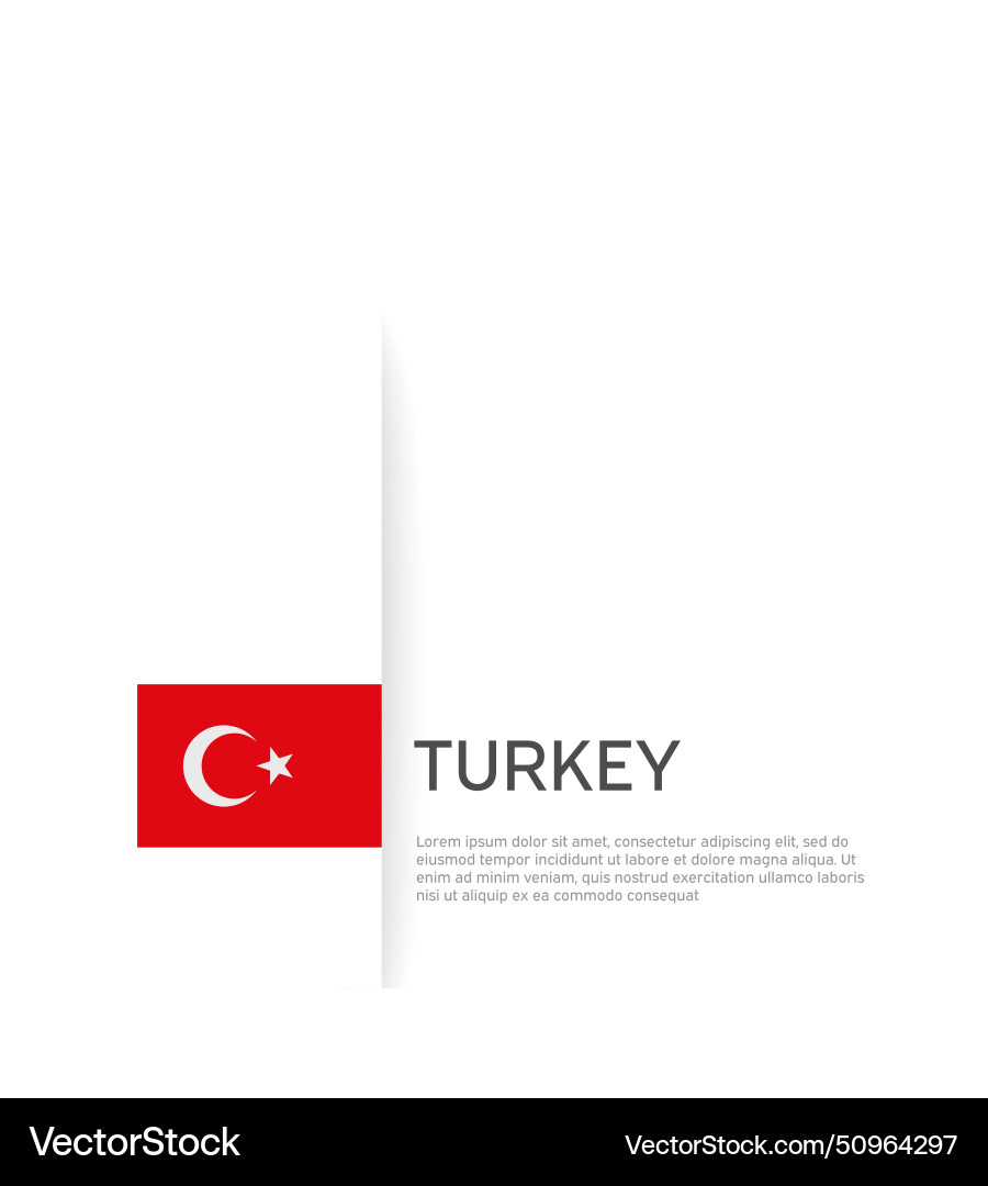 Turkey flag background state patriotic turkish – Royalty-Free Vector ...