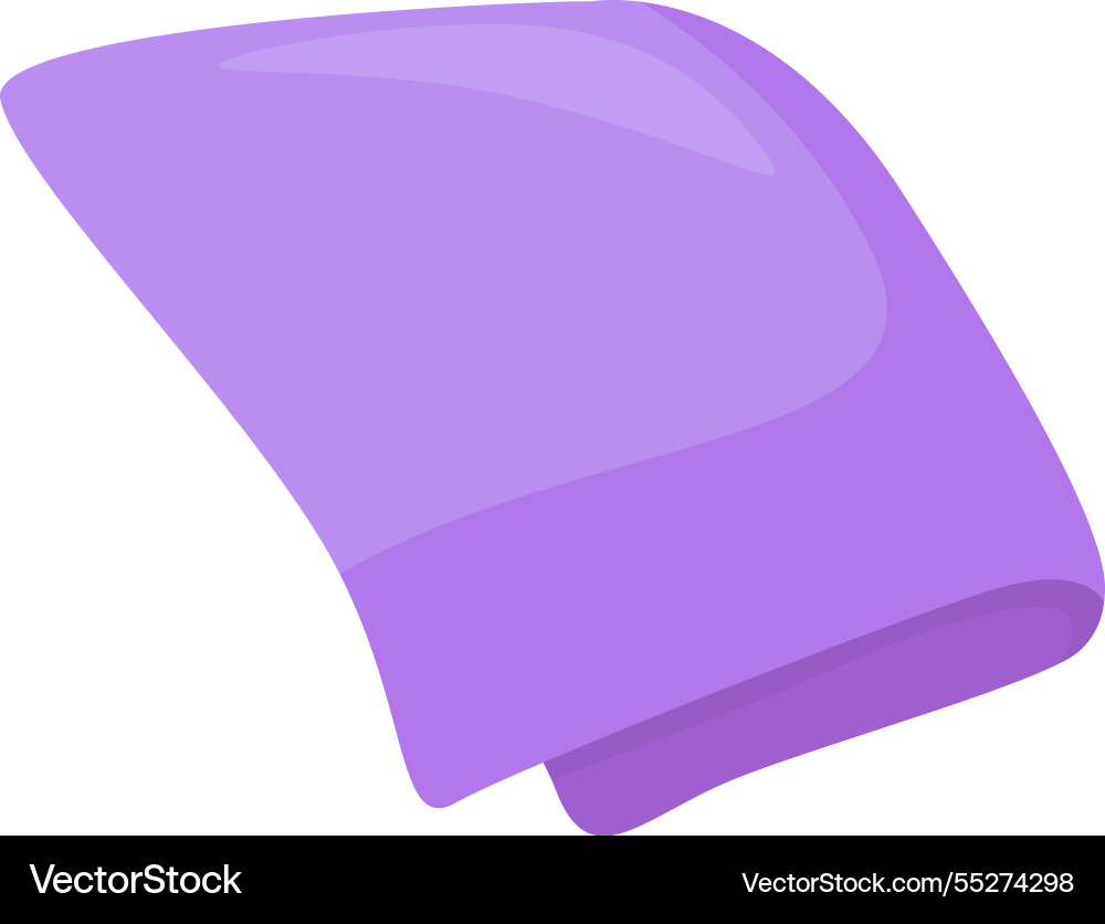 Soft microfiber cleaning cloth waving gracefully Vector Image