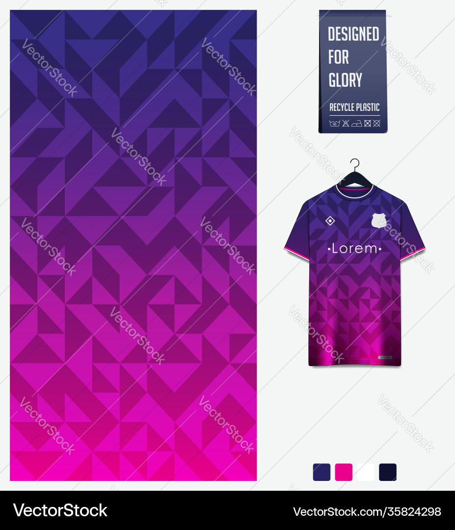 Violet geometry abstract background fabric pattern