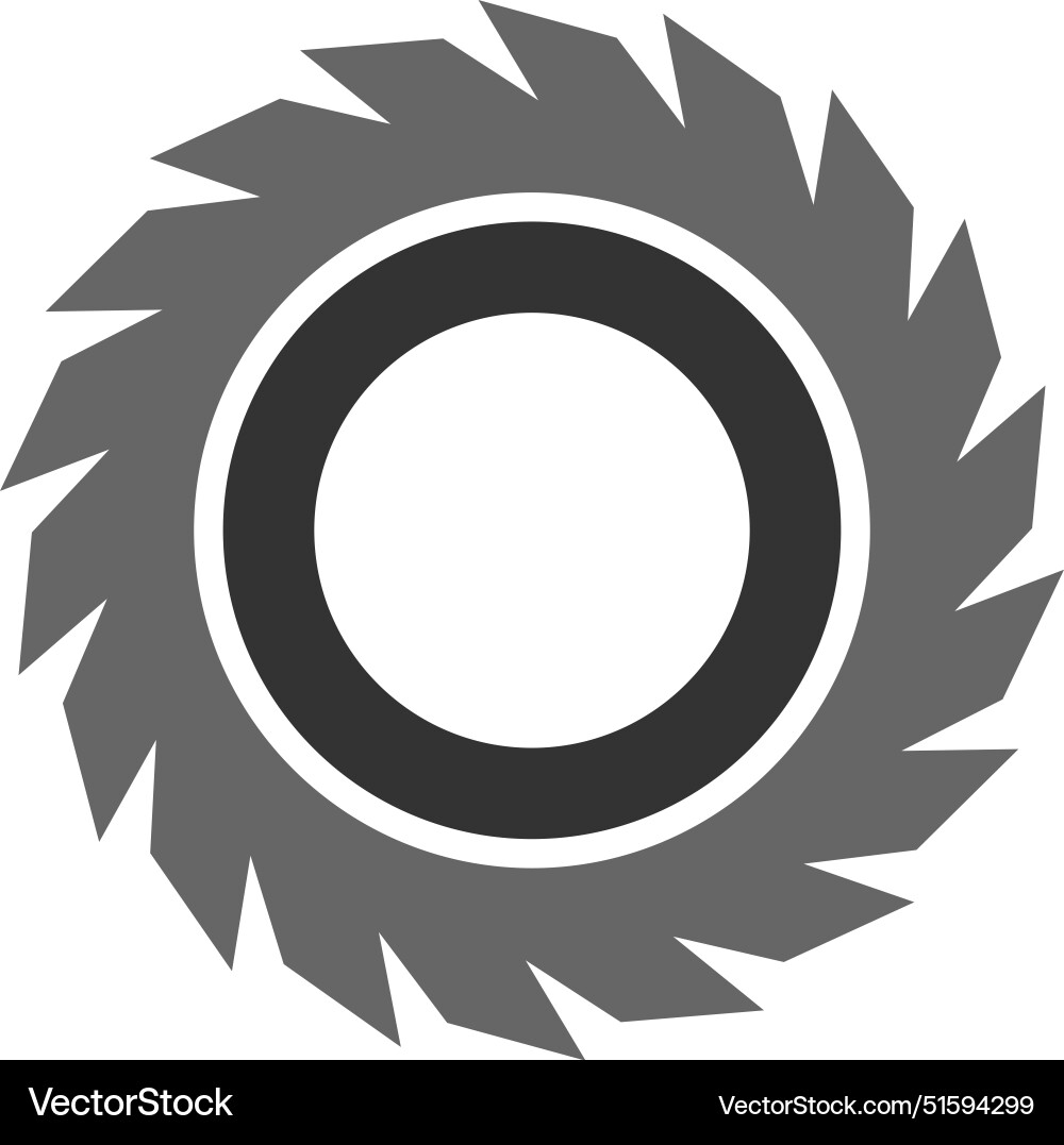 Saw icon logo design Royalty Free Vector Image