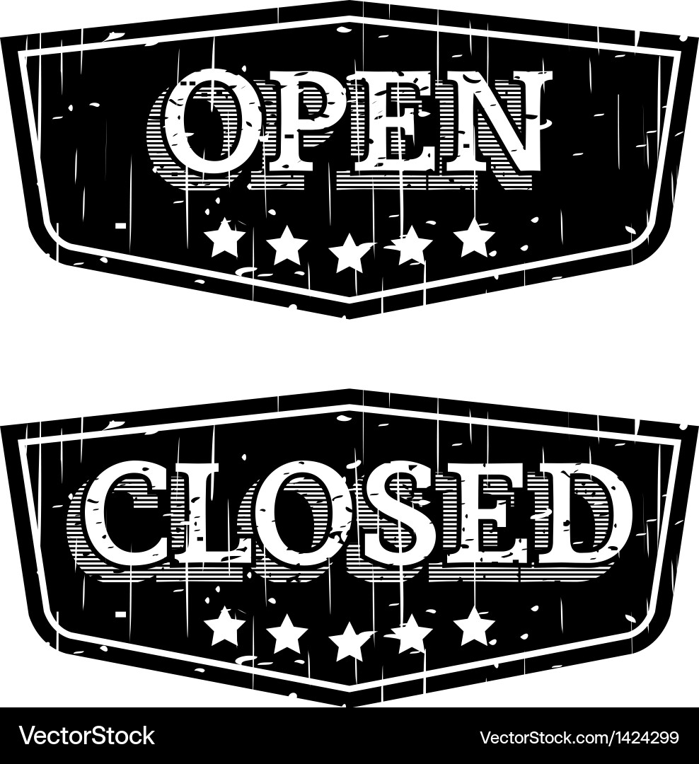 Store signs Royalty Free Vector Image - VectorStock