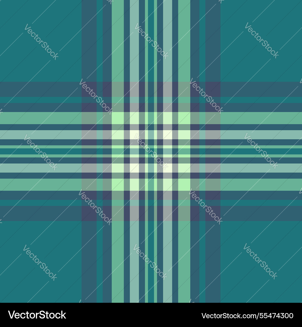 Abstract teal and mint green plaid pattern Vector Image